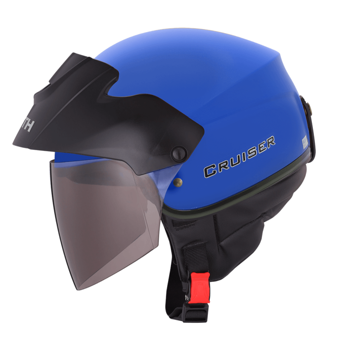 Keith Cruiser Helmet – Blue Colour - Keith Cruiser Helmet