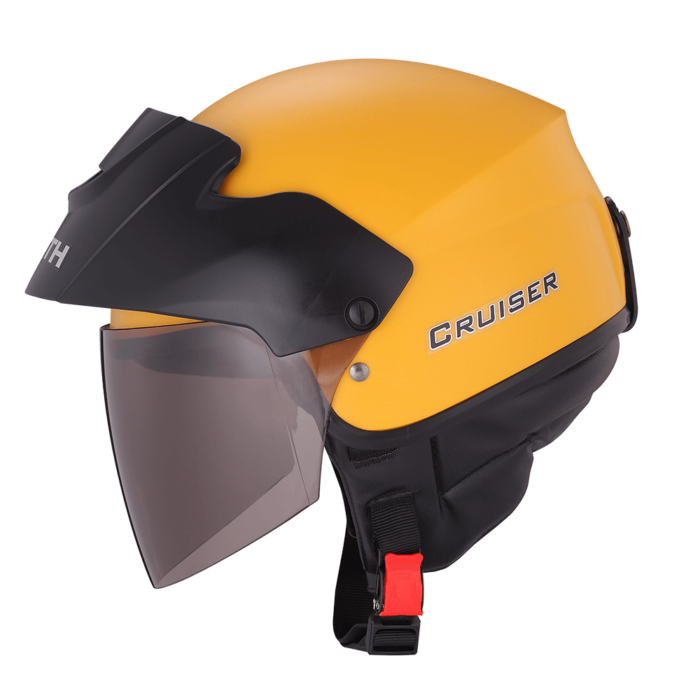 Keith Cruiser Helmet – Yellow Colour - Keith Cruiser Helmet